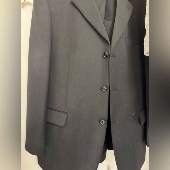 Albert Nipon | Suits & Blazers | Classic Mens Black Suit And Pants ...
